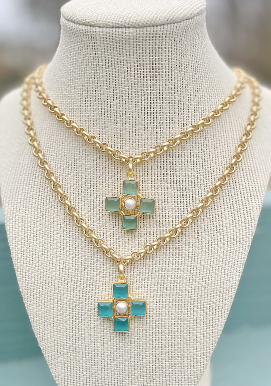 Aqua Betty Necklace – The Truffle Pig