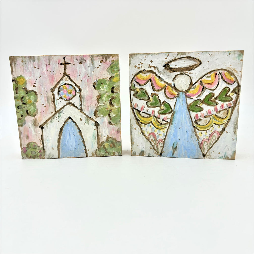 Church and Angel Blocks – The Truffle Pig